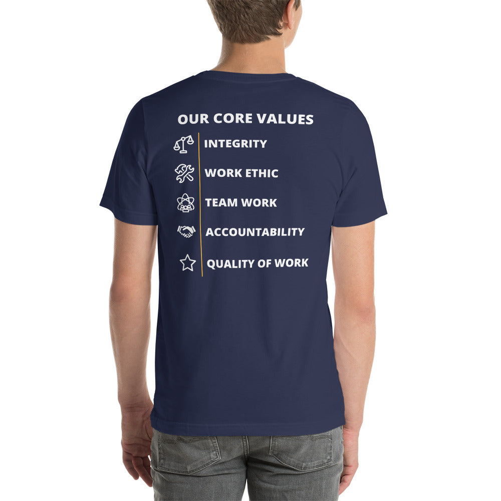 Premier│Build - Unisex Core Values T-shirt (Navy) – Premier Store