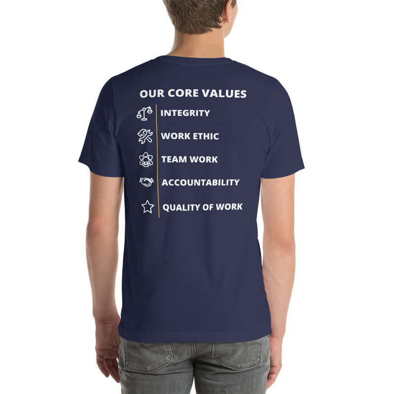 Premier│Build - Unisex Core Values T-shirt (Navy) – Premier Store
